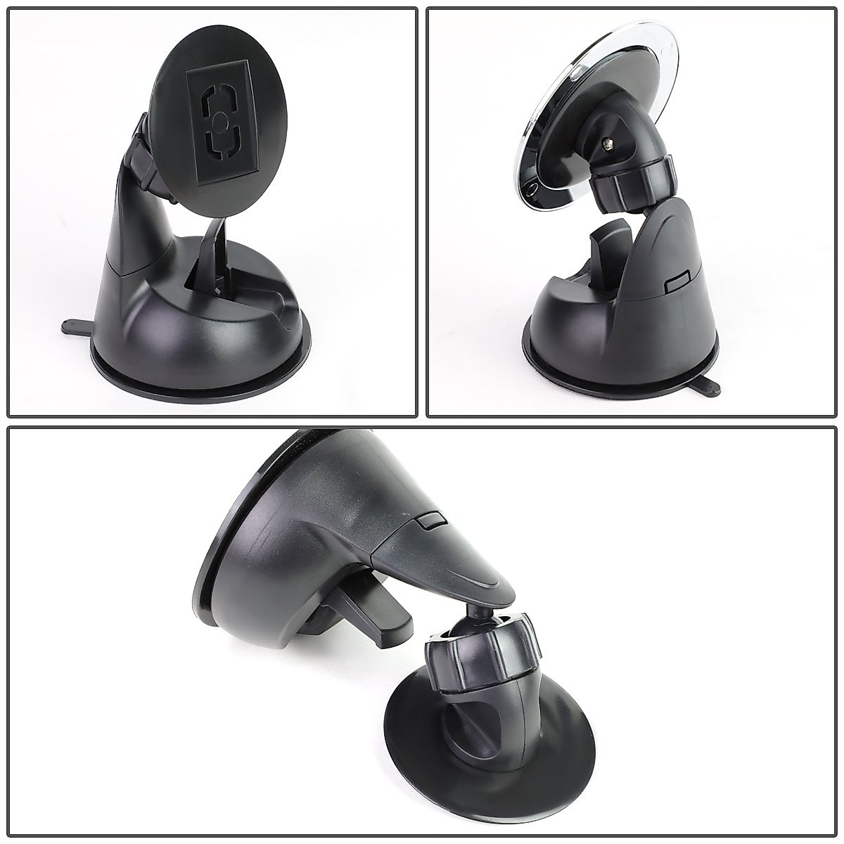 Auto Dynasty Adjustable 75mm Baby Infant Round Back Seat Mirror Rear View Monitor + Suction Cup Mounted Base