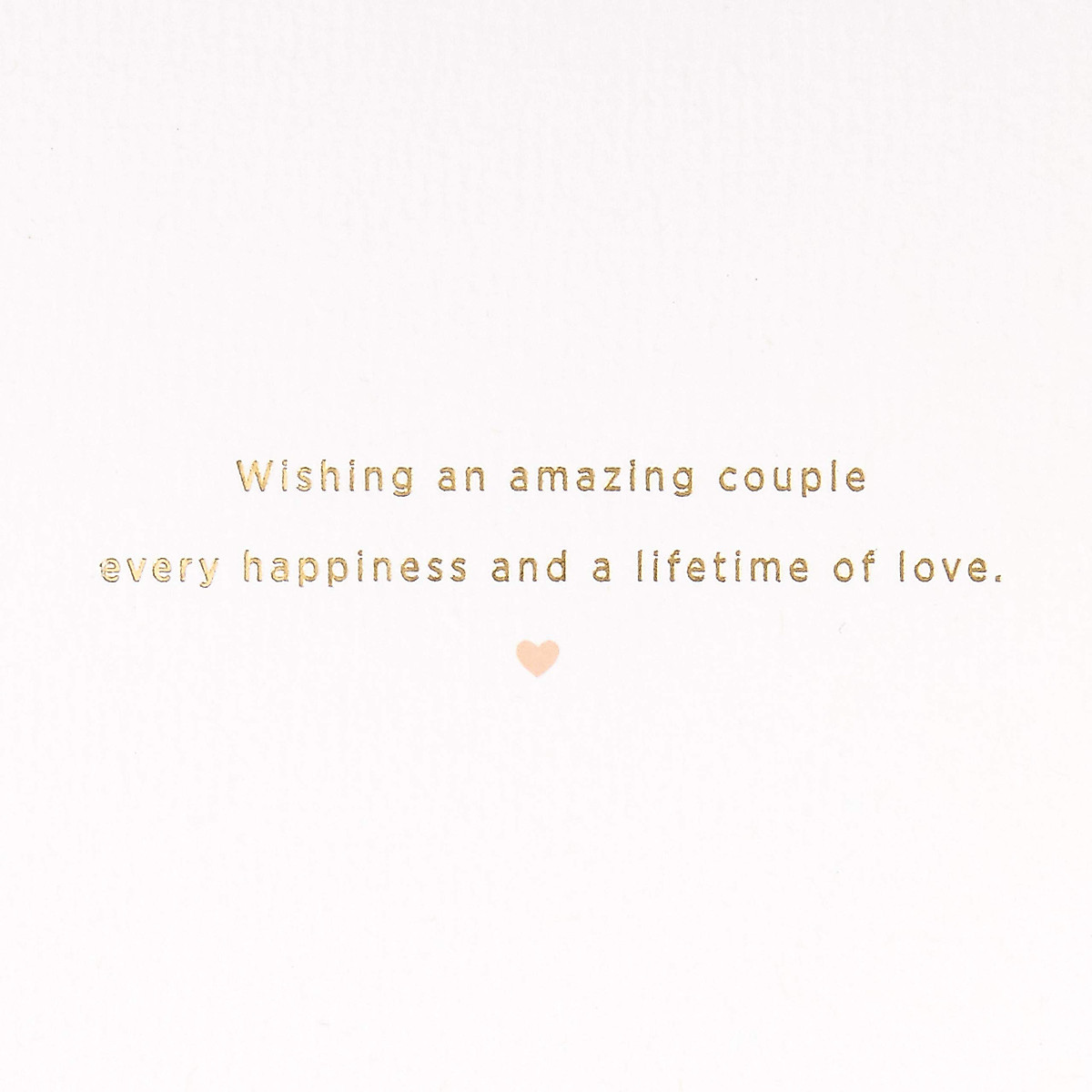 Hallmark Signature Wedding Card (Lifetime of Love)