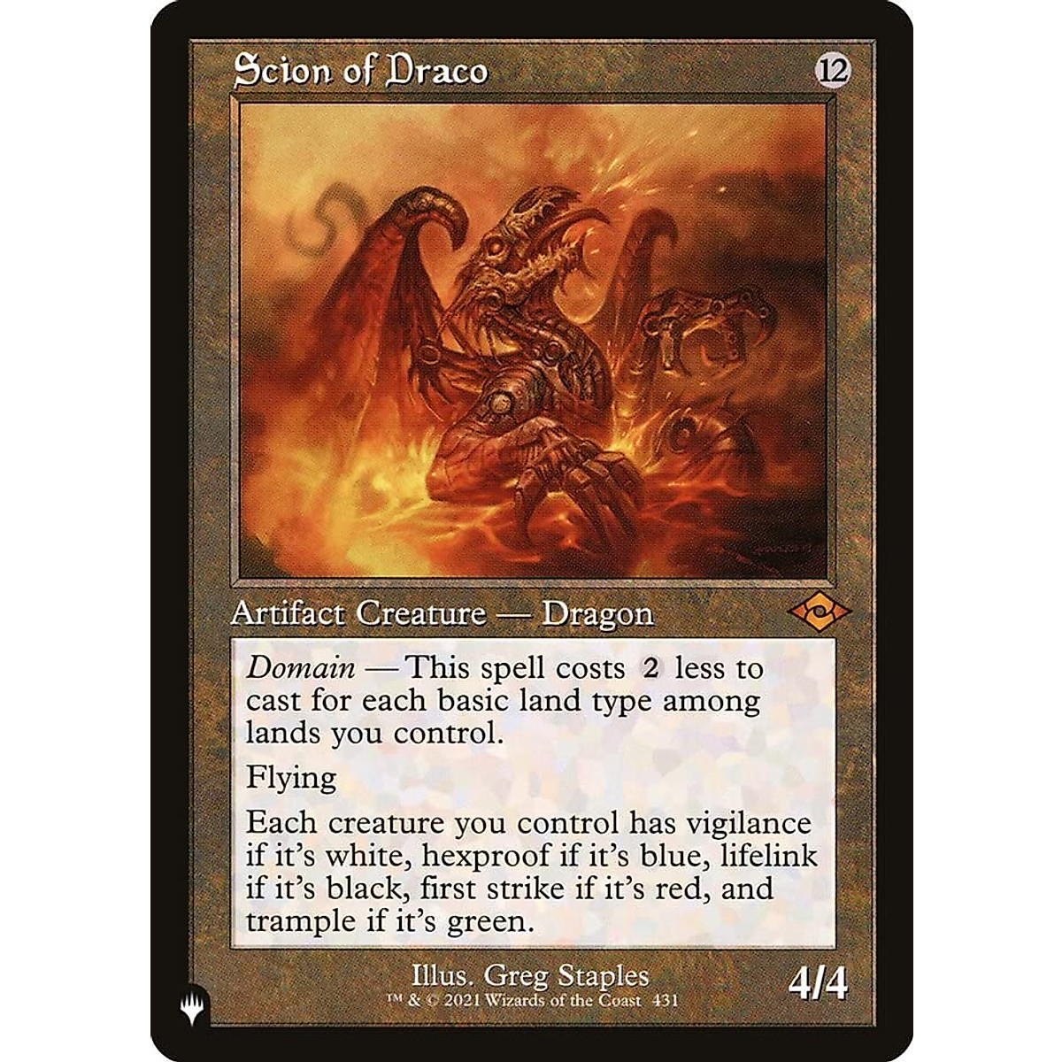 Magic: the Gathering - Scion of Draco - The List