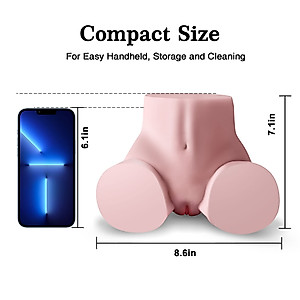 Sex Doll Male Sex Toys Pocket Pussy for Men - Mens Sex Toys for Men Male Masturbator Realistic Sex Dolls Torso Adult Toys Hands Free Stroker with Vagina Anal Sex But - Adult Toy Male Sex Toys