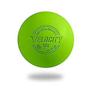 Velocity Lacrosse Balls - Official NFHS, SEI, and College Approved Size - Meets NOCSAE Standard - Approved Competition Colors - Lime Green, Full Case of 120