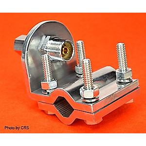 Workman Double Groove CB Radio Antenna Mount W/ SO239 Stud BRV1