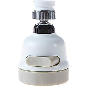 SPYSEE Kitchen Faucet Sprayer Head Water faucet Saver Tap Rotatable 360° Degrees Nozzle Filter Adapter 2PC