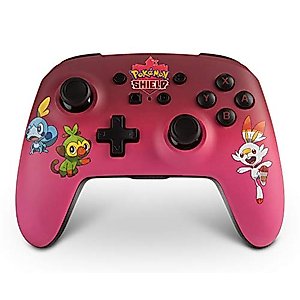 PowerA Enhanced Wireless Controller For Nintendo Switch - Pokemon Shield (Nintendo Switch)
