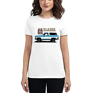 1976 Chevy K5 Blazer Vintage Truck Owner Women's Short Sleeve t-Shirt White