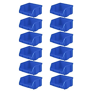 Cabilock 12pcs Box Parts Box Storage Bins for Toys Household Storage Case Fall Decorations for Home Shelving Wall Mounted Small Tools Plastic Trays Hanging Sorting Box To Stack Pp