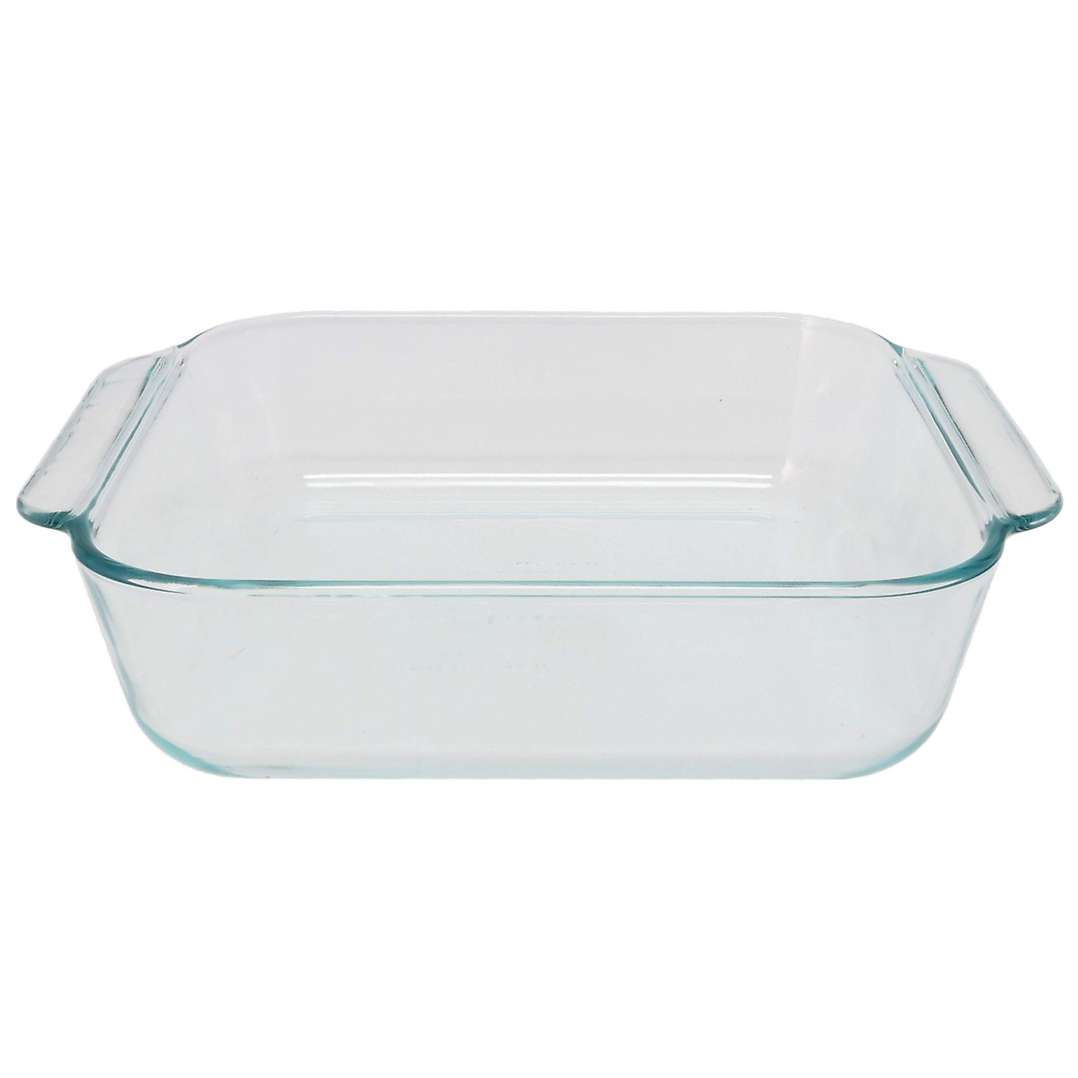 Pyrex Bundle - 4 Items: (1) 222 2qt Glass dish with (1) 222-PC 2qt Blue Lid & (1) 233 3qt Glass Dish with (1) 233-PC 3qt Blue Lid Made in the USA
