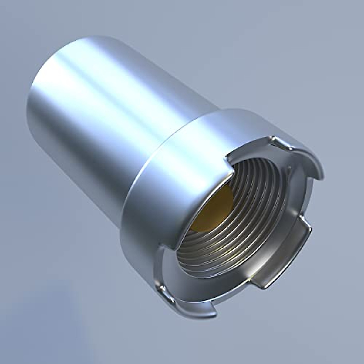 4 Pack 510 Thread Magnetic Ring Adapter Gold Thread Magnetic Adapter 510 Magnetic Connector Premium Brass Magnetic Connector Extension(Silver)