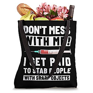 Phlebotomy Gift For Phlebotomist Funny Tote Bag