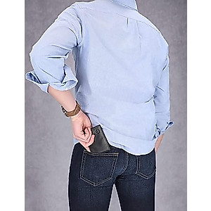 Timberland mens Blix Slimfold Leather Wallet, Black, One Size