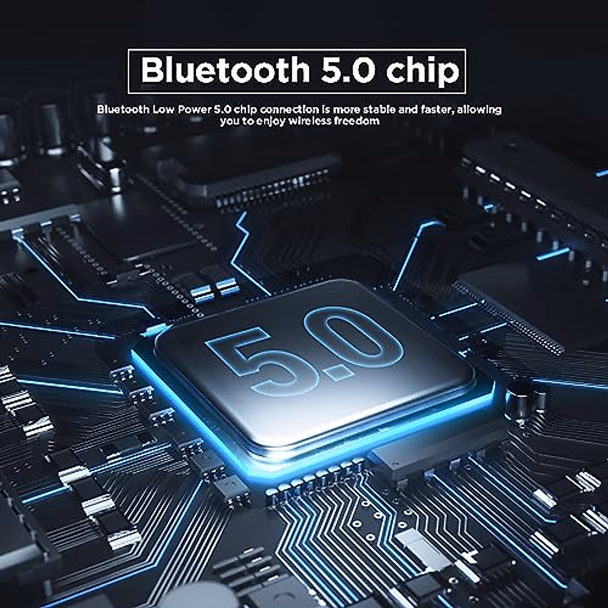 Wiykasenbos Open Ear Headphones Open Ear Earbuds air Conduction Headphones Noise Cancelling Headphones with Microphone IPX5 Waterproof Headphones for Sport with Charging case