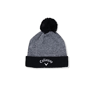 Callaway Golf Knit Pom Beanie Collection (Gray/Black)