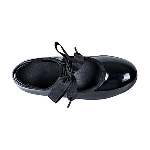 ARCLIBER Tap Shoes for Girls Black Dance Shoe Kids Tap Shoes(Toddler/Little Kid/Big Kid)