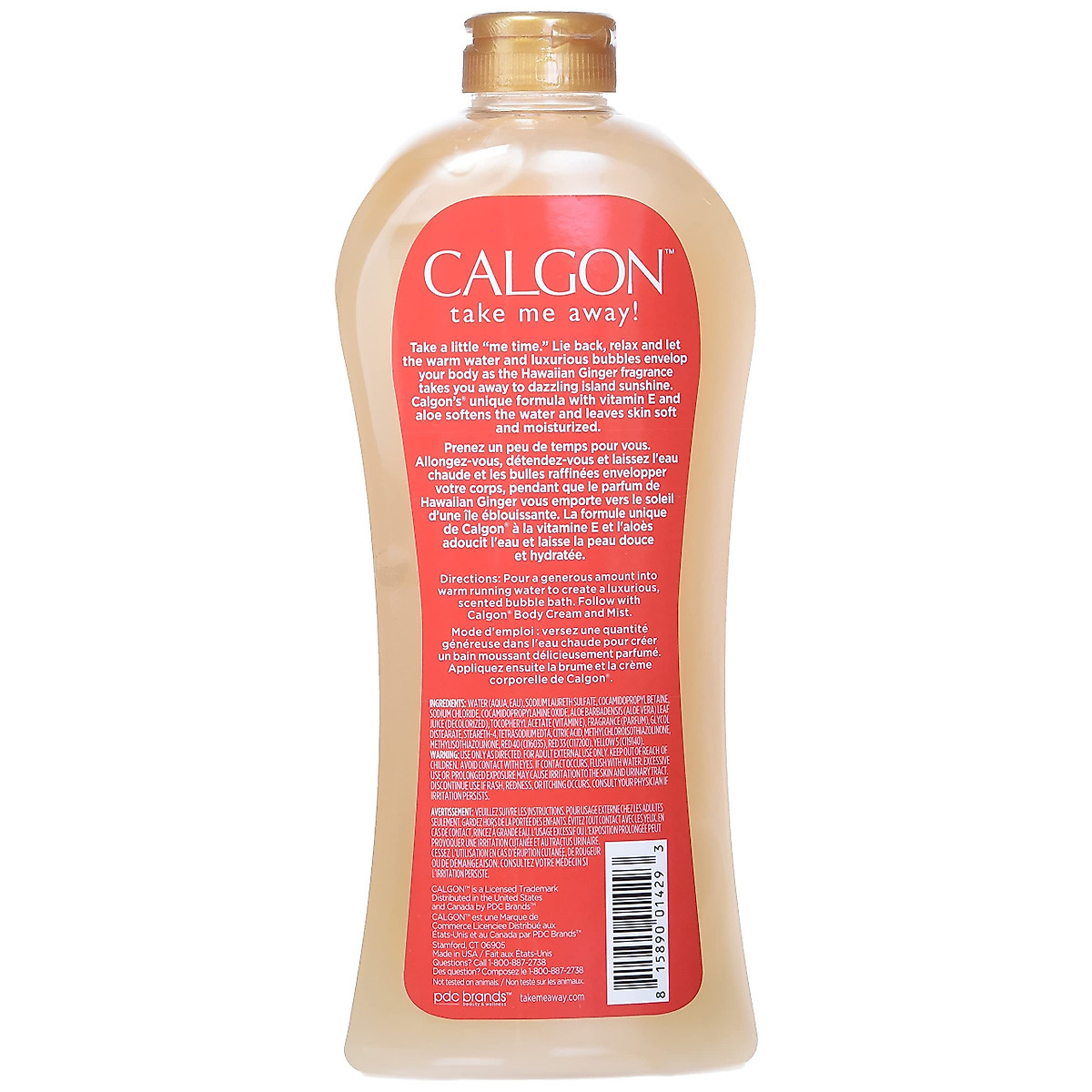 Calgon Skin Silkening Bubble Bath/Hawaiian Ginger 30 Fl. Oz