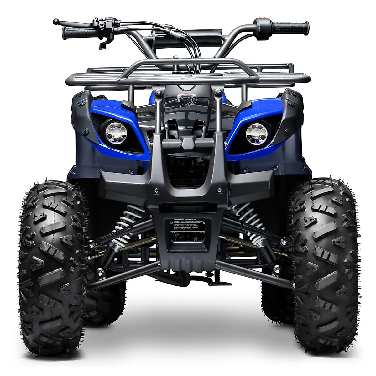 SEANGLES Gas 125cc ATV Quad 4 Wheeler for Adults and Kids ATV with Off-Road Tires - 220lbs Weight Capacity - Tested and Fully Assembled (Red)