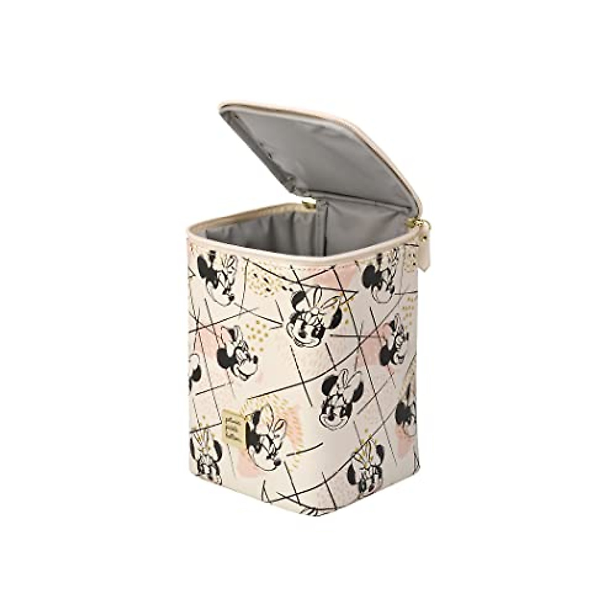 Petunia Pickle Bottom Baby Cooler Bag | Perfect for Baby Bottles and Snacks | Insulated & Reusable Bottle Cooler and Baby Holder | Shimmery Minnie Mouse