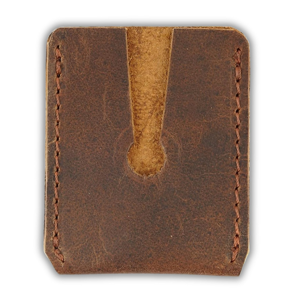 CestAntiQ Leather Double Edge Safety Razor Head Protective Sheath,Brown Shaving Razor Travel Cover, Safety Razor Head Guard, Leather Razor Case, Double Edge Razor Protector, Shaving Accessories Pouch