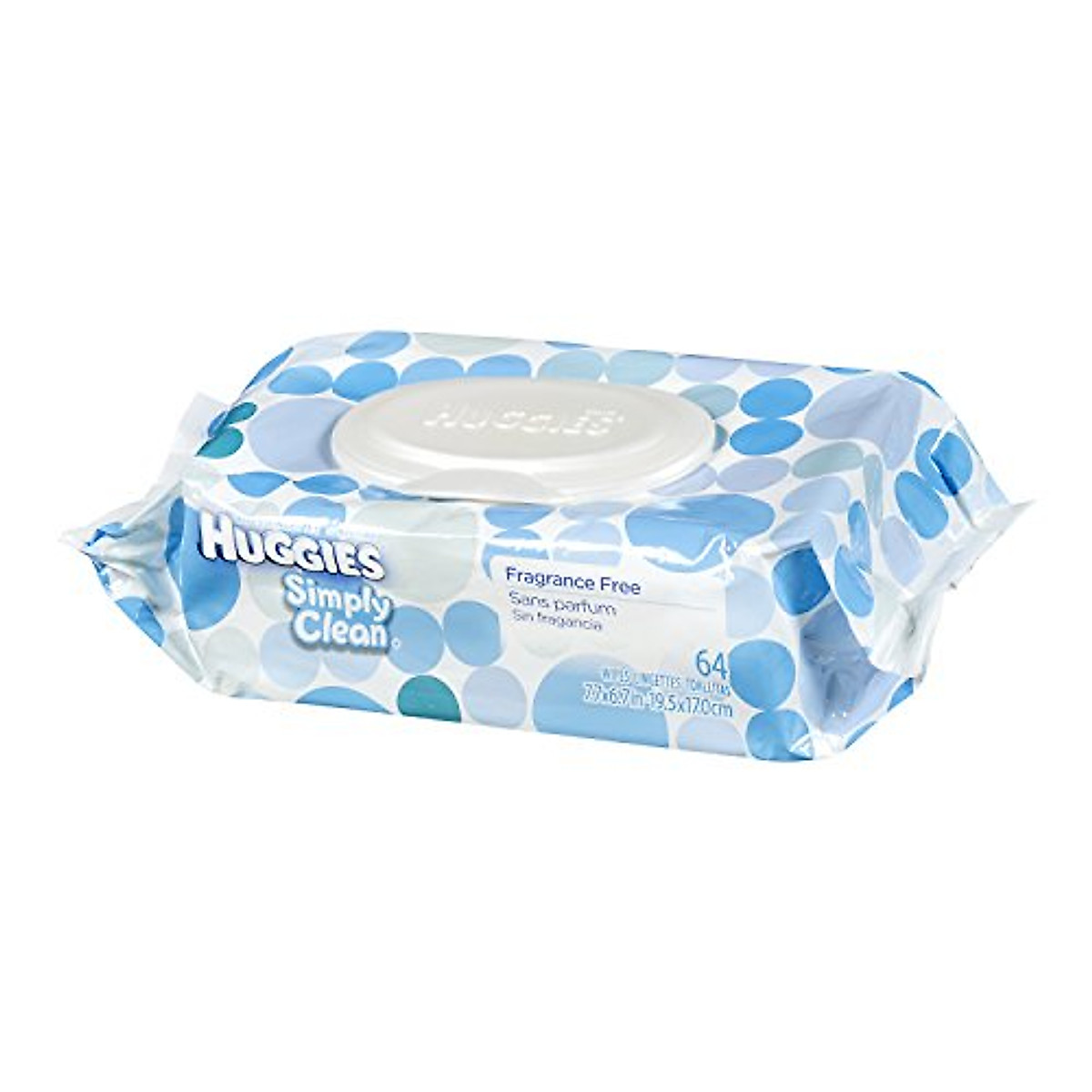 Huggies Simply Clean Baby Wipes, 512 Total Wipes 64 Count (Pack of 8)