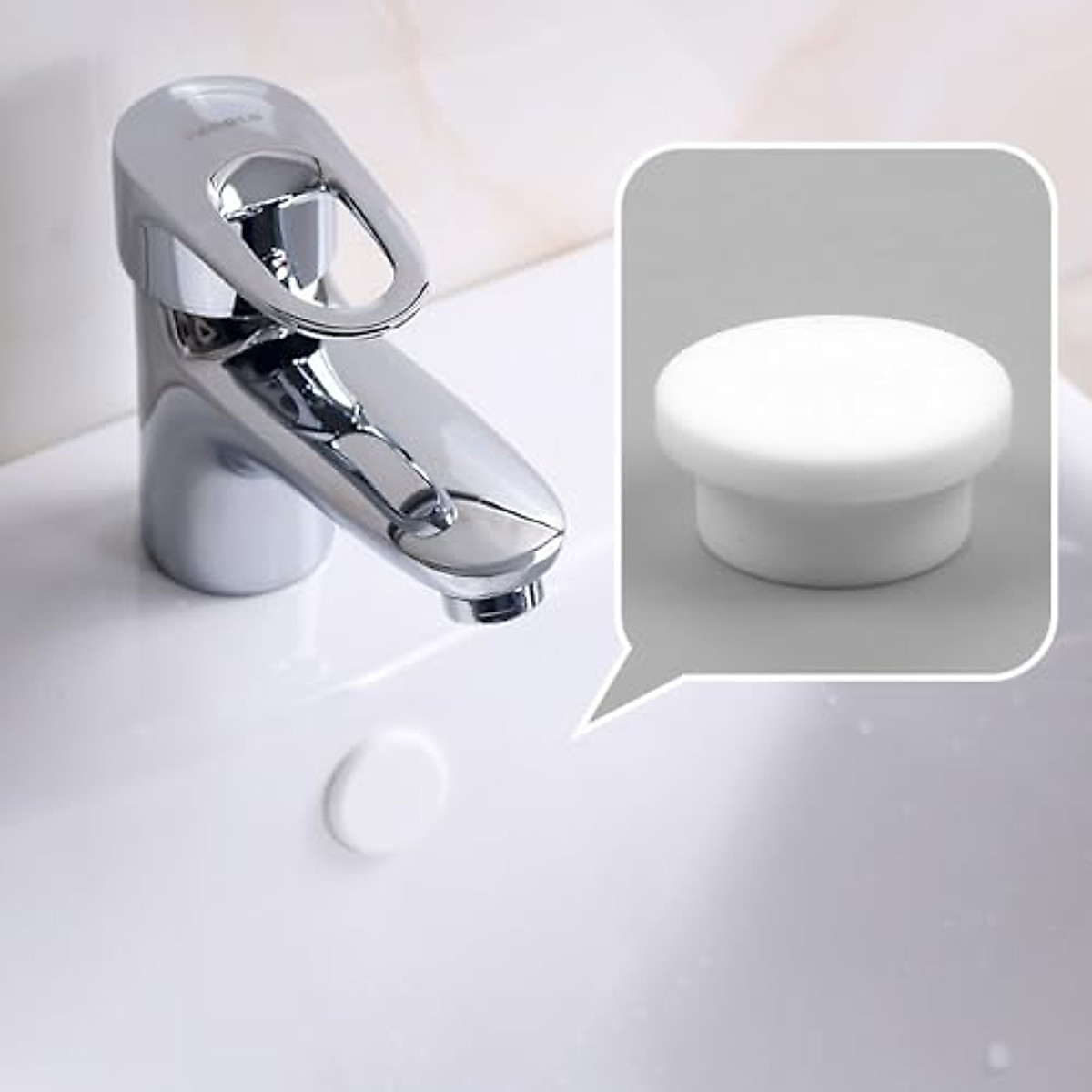 WBANGIAO 10Pcs Rubber Sink Overflows Rings Kitchen Sink Washbasin Drain Seal Stopper Bathtub Drain Caps Bathroom Accessories.Rectangle