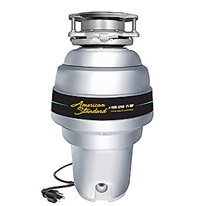 American Standard 10-US-ASD-1250 Premium Garbage Disposal with 3-Bolt Mount System and Odor Protection Processor, Silver
