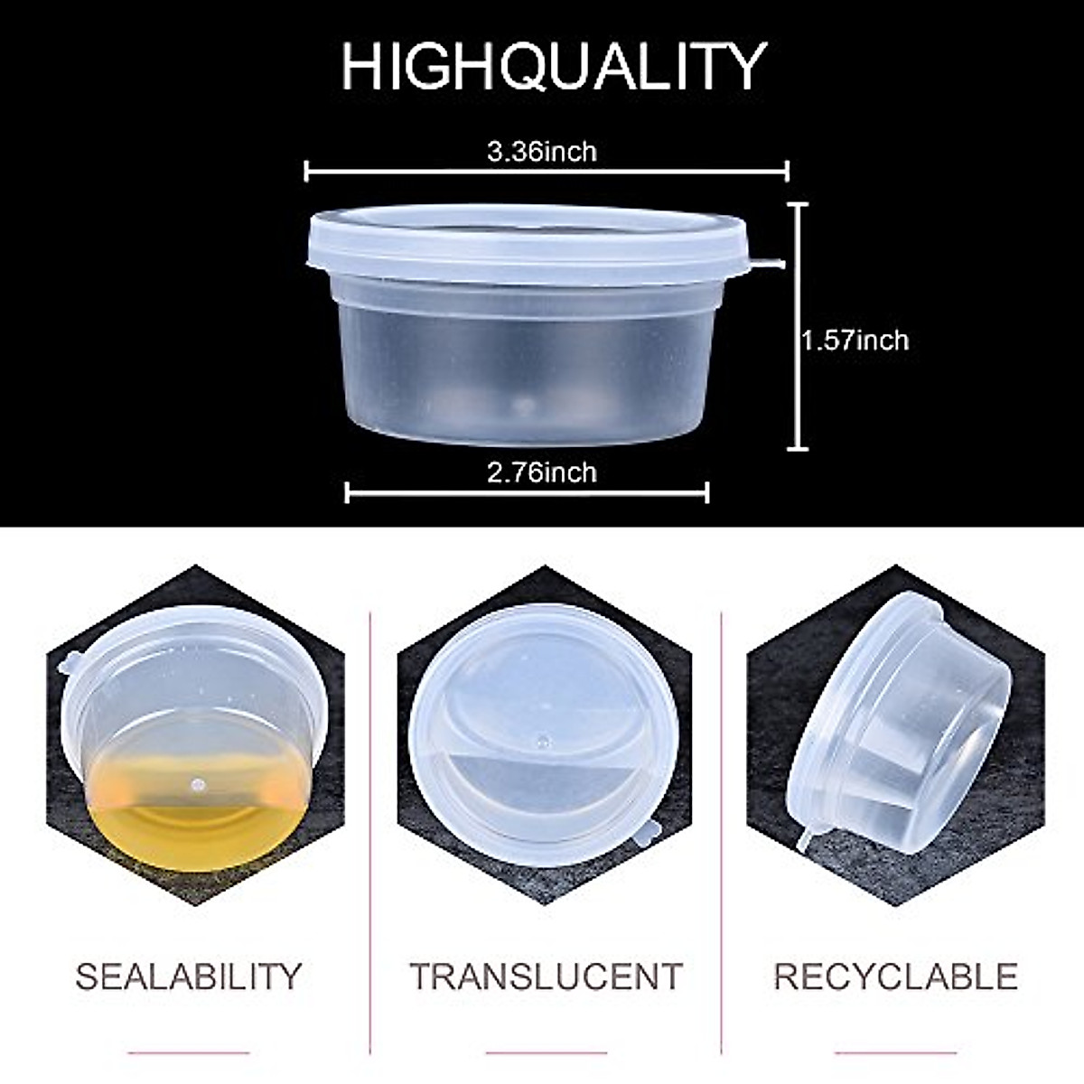 16 Pack 4.5 oz Slime Storage Containers for Slime, Foam Ball Storage Containers with Lids, 2pcs Mixing Spoon 3pcs Slime Tools for Slime DIY Art Craft Making Homemade