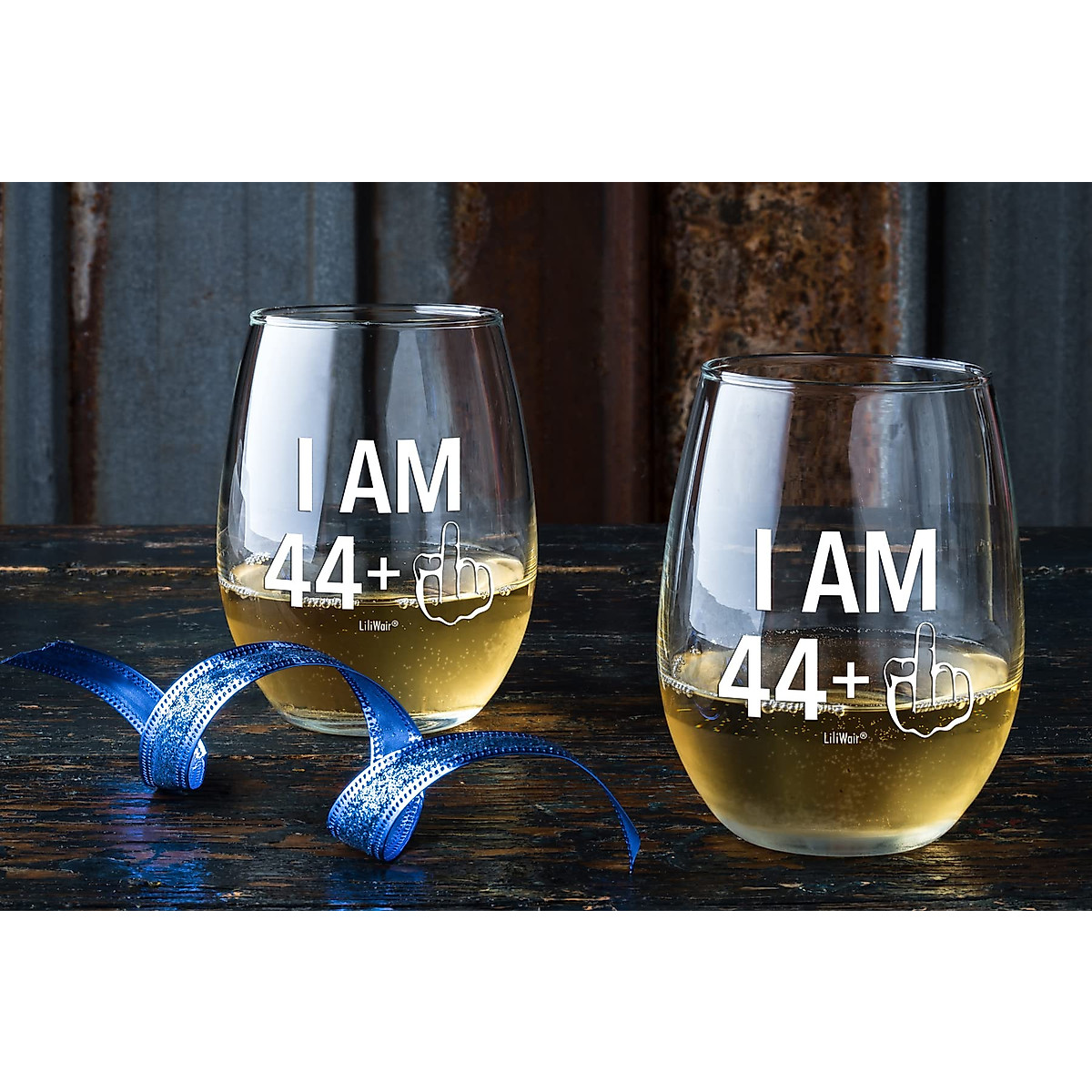 45th Birthday Gifts Wine Glass Men Women | 1979 Birthday Gift for Man Woman turning 45 | Funny 45 th Party Supplies Decorations Ideas | Forty Five Year Old Bday | 45 Middle Finger Gag Wine Presents