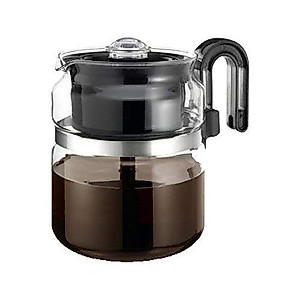 One-All Stovetop Percolator 8 Cup 7 in. Dia. X 5.6 in. H Black Handle