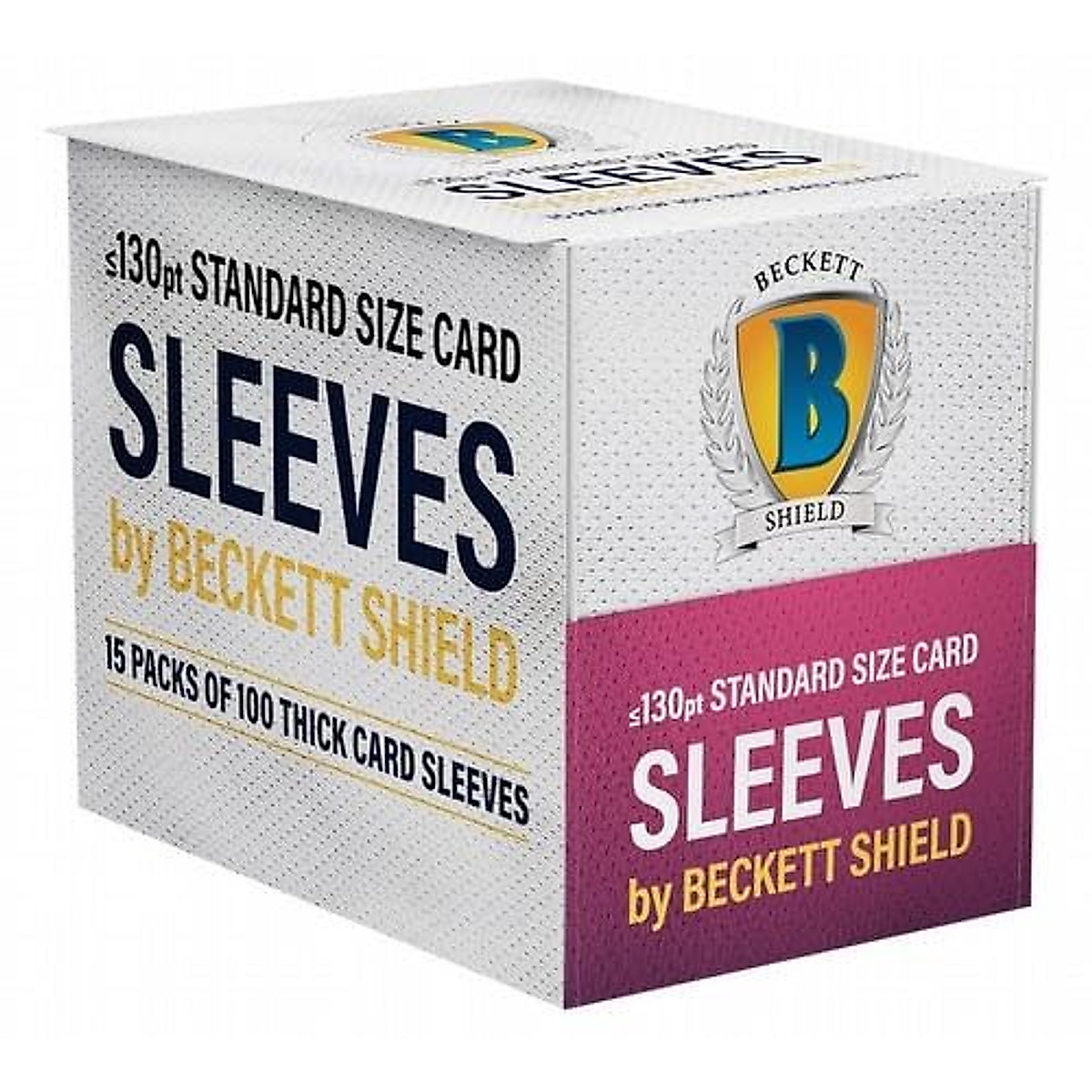 Arcane Tinmen Sleeves: Beckett Shield: Thick Collectible Card Sleeves 100 CT - MGT Card Sleeves are Smooth & Tough - Compatible with Pokemon, Yugioh, & Magic The Gathering Card Sleeves