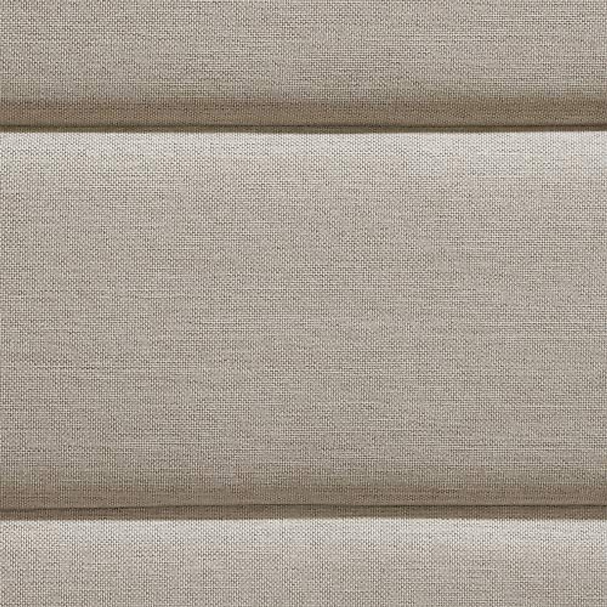 Serta Palisades Collection Upholstered Padded Headboard Modern Tufted Design, Soft Linen-Textured Fabric, Eastern King, Beige