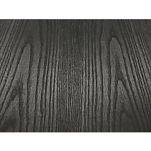Oak Black Dyed Flat Cut Wood Veneer 24" x 24" with Paper Backer 1/40" Thickness