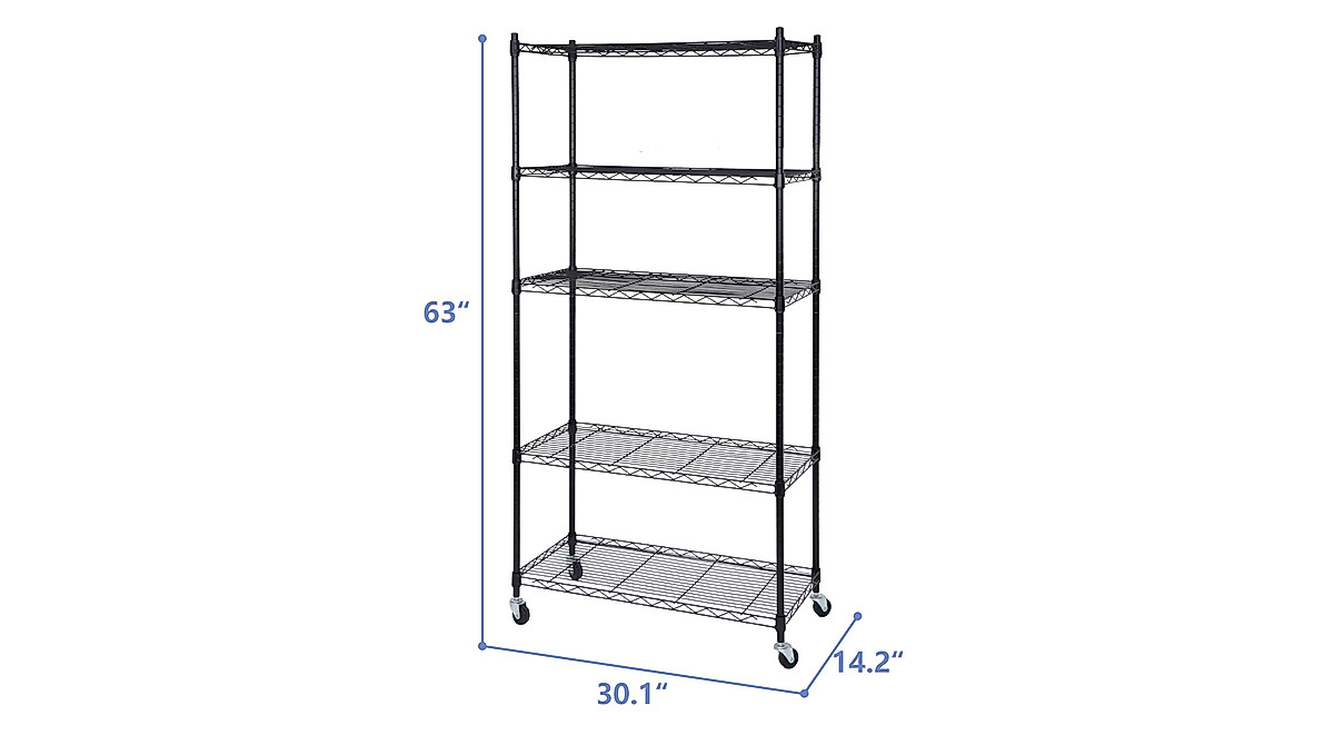 JupiterForce Heavy Duty 5-Shelf Storage Unit