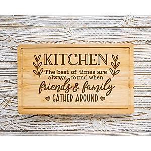 JAJADO Kitchen Farmhouse Silk Screen Stencils Reusable Adhesive Stencil Kitchen Sign Mesh Transfer Screen Print Stencils for Wood, Fabric, Pillow, Chalkboard, Wall Home Decor DIY Craft Project