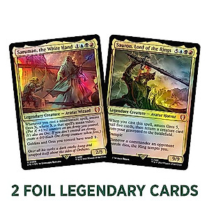Magic: The Gathering The Lord of The Rings: Tales of Middle-Earth Commander Deck 4 + Collector Booster Sample Pack