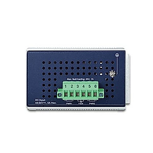 IGS-824UPT Industrial 4-Port 10/100/1000T 802.3bt PoE + 2-Port 10/100/1000T + 2-Port 100/1000X SFP Gigabit Ethernet Switch