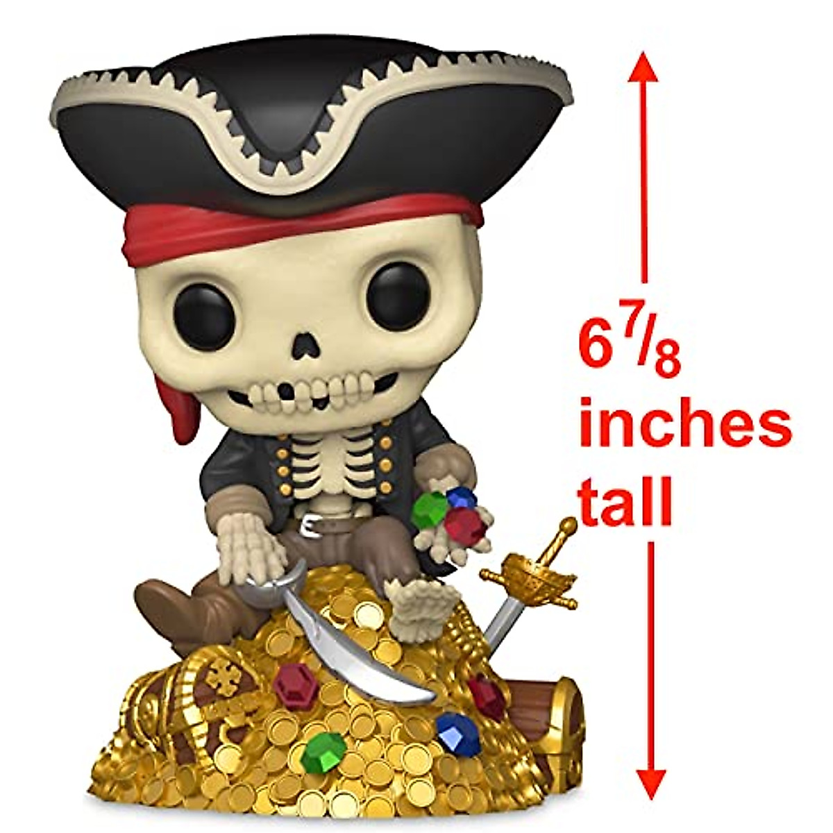 Funko 48889 Pop! Disney: Pirates of The Caribbean - Treasure Skeleton (Special Edition) #783