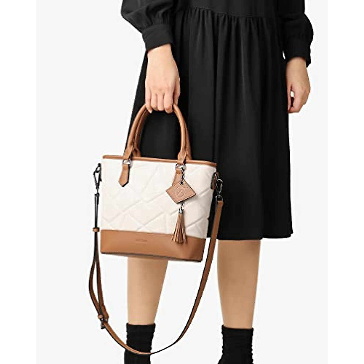 FADEON Cute Purses For Women Small Tote Bags For Women satchel crossbody PU Leather Purse