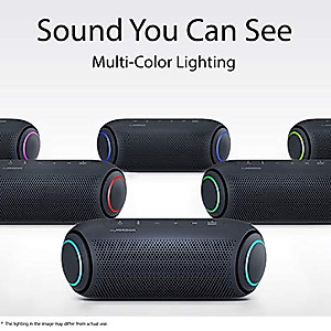 LG XBOOM Go Portable Bluetooth Speaker PL5 - LED Lighting and up to 18-Hour Battery