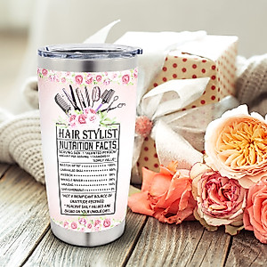 ZANIION Hair Stylist Gifts Tumbler, Hairstylist Gift Ideas, Hairdresser Gifts, Gifts For Hairdressers Female, Hair Salon Decor, To Hair Dresser/Hair Cutter Gift, Barber Gifts For Women Coffee Cup 20oz