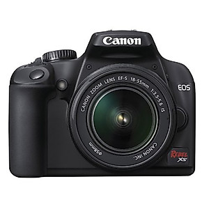 Canon Rebel XS DSLR Camera with EF-S 18-55mm f/3.5-5.6 is Lens (Black) (Certified Refurbished)