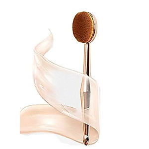 DNHCLL Oval Makeup Brush Set Upgraded Fast Flawless Application Toothbrush Foundation Concealer Blusher Liquid Cream Powder Cosmetic Blending Tools