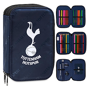 Tottenham Hotspur F.C. Filled Pencil Case, Stationery Set - School Supplies