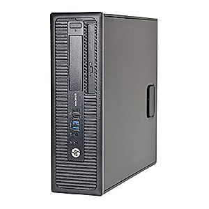 HP ELITEDESK 800 G1 SFF Slim Business Desktop Computer, Intel I54570 3.20 GHz, 8GB RAM, 500GB HDD, DVD, USB 3.0, Windows 10 Pro 64 Bit (Renewed)