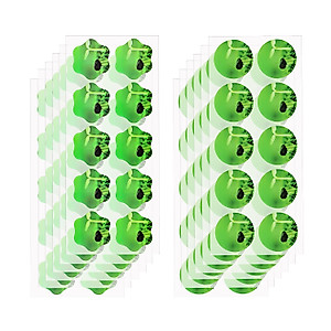 120pcs Plant Grow Stickers Compatible with AeroGarden Seed Pod, Grow Baskets Labels Hydroponic Plant Label for Seedlings Garden Pods for Labeling Plants and Recording Plant Growth (Round, Flower)
