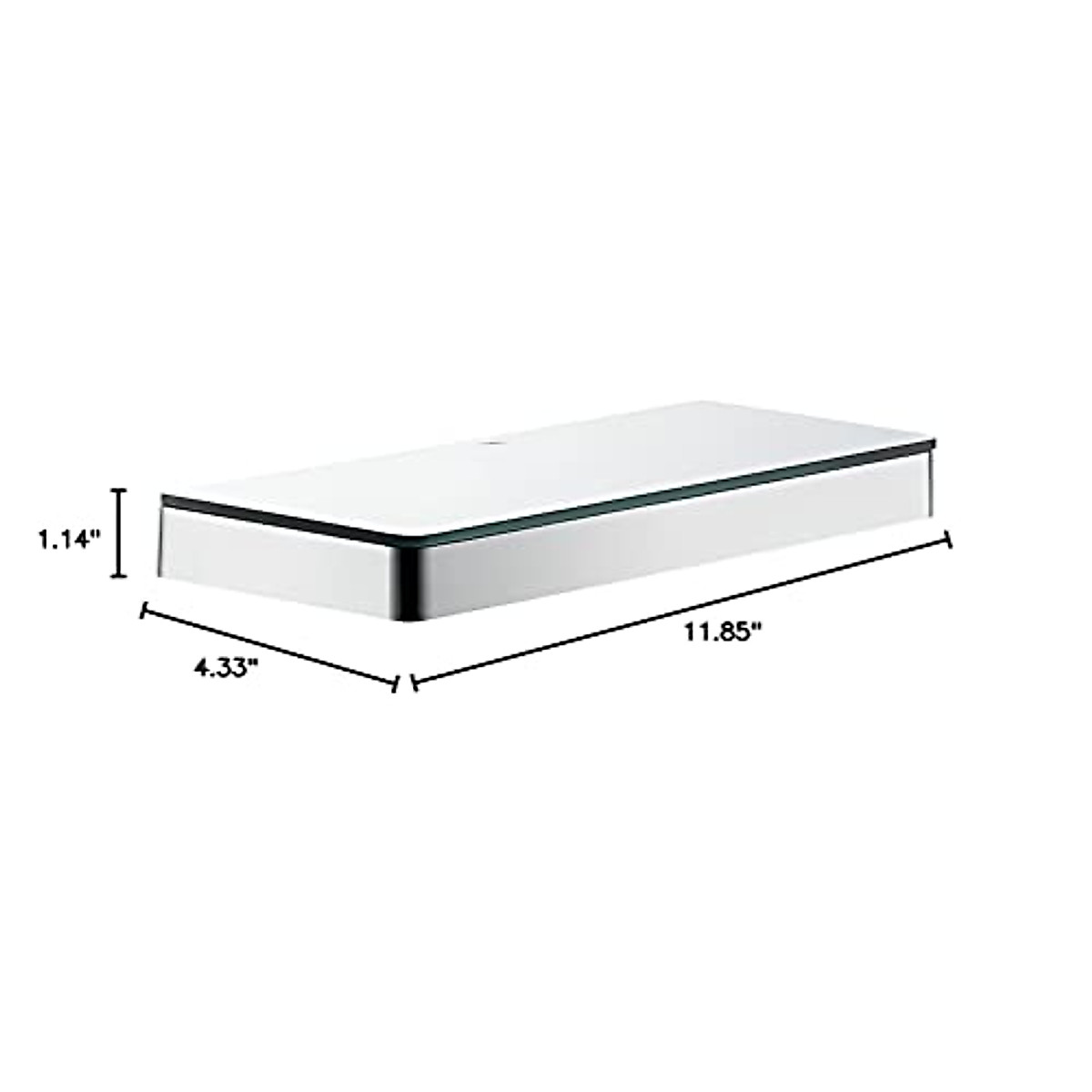 AXOR Shelf 12" Upgrade 12-inch Modern Shelf in Chrome, 42838000