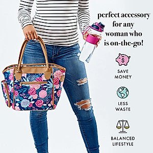 Fit+Fresh Beechwood Adult Insulated Lunch Bag women love as a Lunchbox, Lunch Tote, Cute Small Lunch Box For Women, Lunch box Men, Lunch Bags Women, Insulated Lunch Box, Lunch Boxes, Adult Lunch, Navy