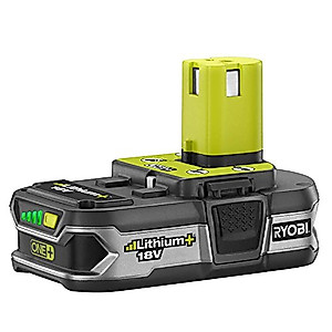 Ryobi P737D 18-Volt ONE+ Cordless High Pressure Inflator with Digital Gauge & 18-Volt ONE+ Lithium-Ion 1.5 Ah Lithium+ Compact Battery (Bulk Packaged)