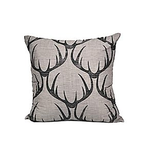 Donna Sharp Throw Pillow - Timber Antler Decorative Throw Pillow - 18" x 18" Square