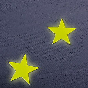 Canopy for Girls Bed with Pre-Glued Glow in The Dark Stars - Princess Mosquito Net Room Decor - Kids & Baby Bedroom Tent with Galaxy Lights - 1 Opening Canopy Bed & Hanging Kit Included