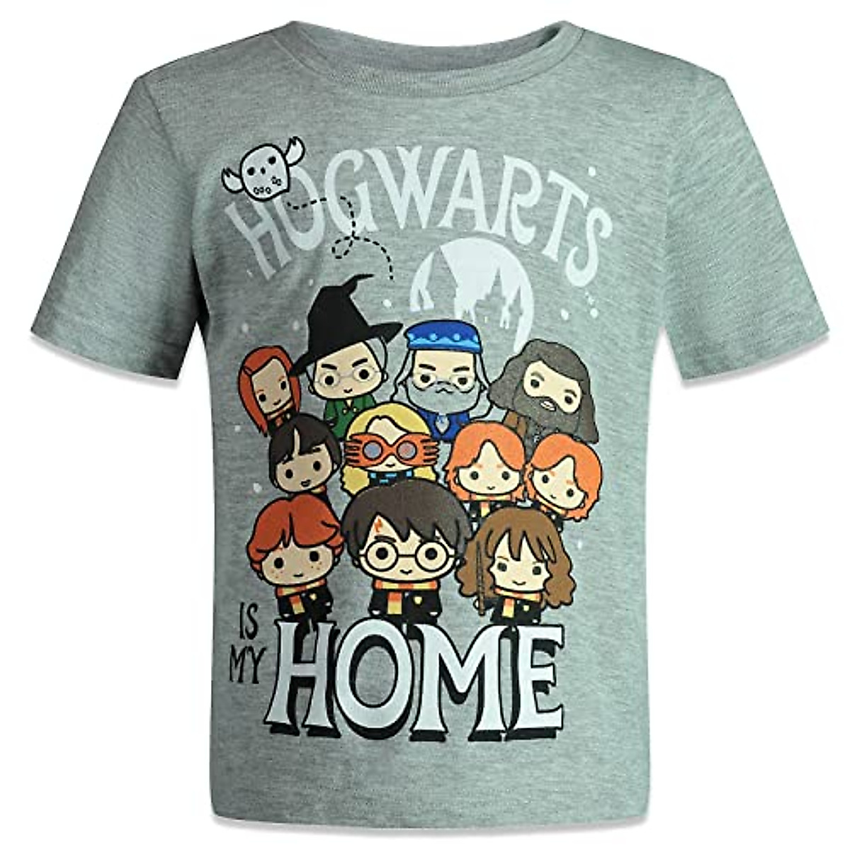 Harry Potter Big Boys 3 Pack Pullover T-Shirts Blue/Grey/Red 10-12