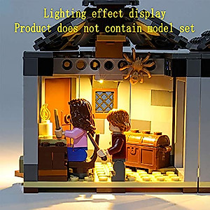 GEAMENT Light Kit for Hagrid's Hut Buckbeak's Rescue - Compatible with Lego 75947 Toy Hut Building Set (Model Set Not Included)